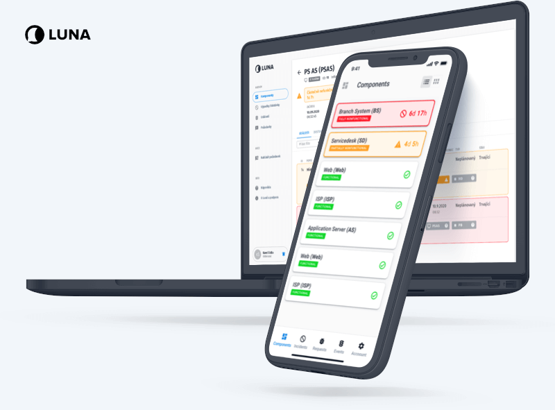 LUNA | App for immediate notification of IT service outages